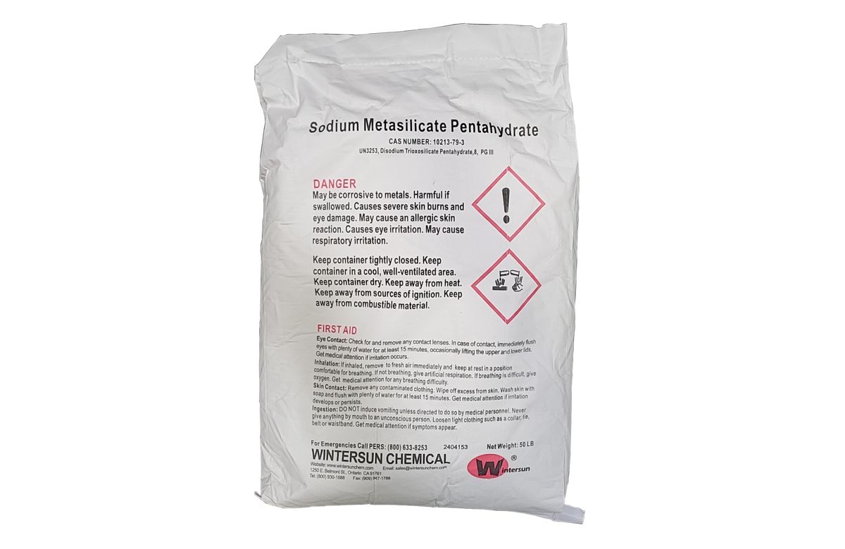 Sodium Metasilicate Pentahydrate – Wintersun Chemical