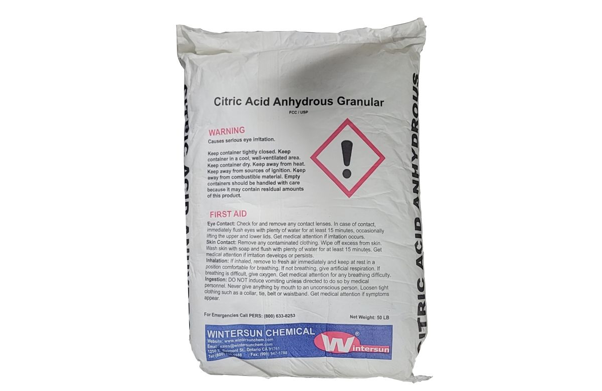 Citric Acid Anhydrous – Wintersun Chemical